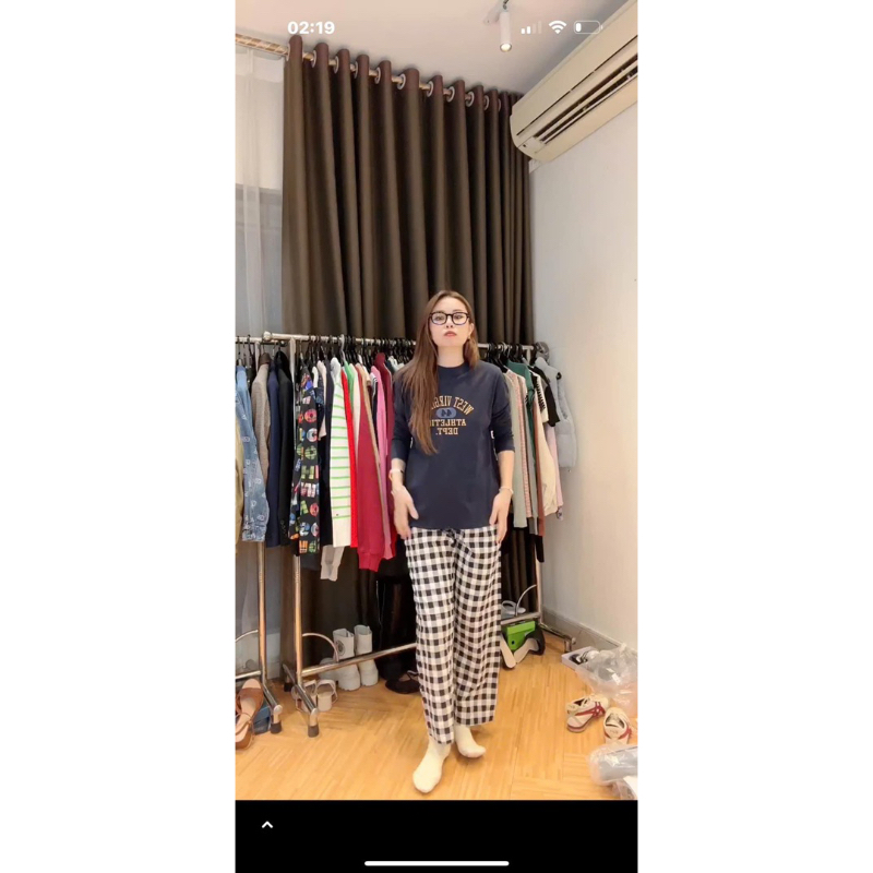 [ Có Sẵn ]Set Caro navi 44 thu đông freesize dưới 60 cân | Shopee Việt Nam