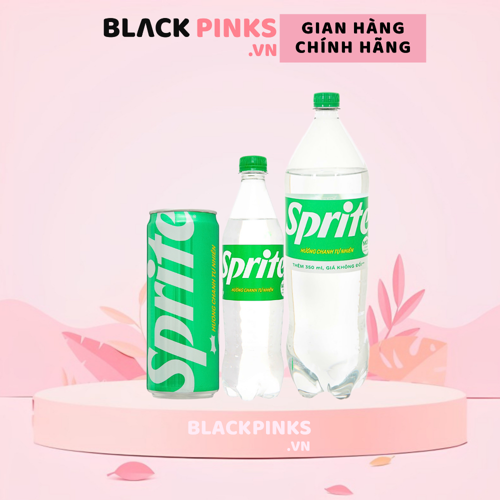 (Lốc 6 lon/chai) Nước ngọt giải khát Sprite hương chanh 235ml/300ml ...