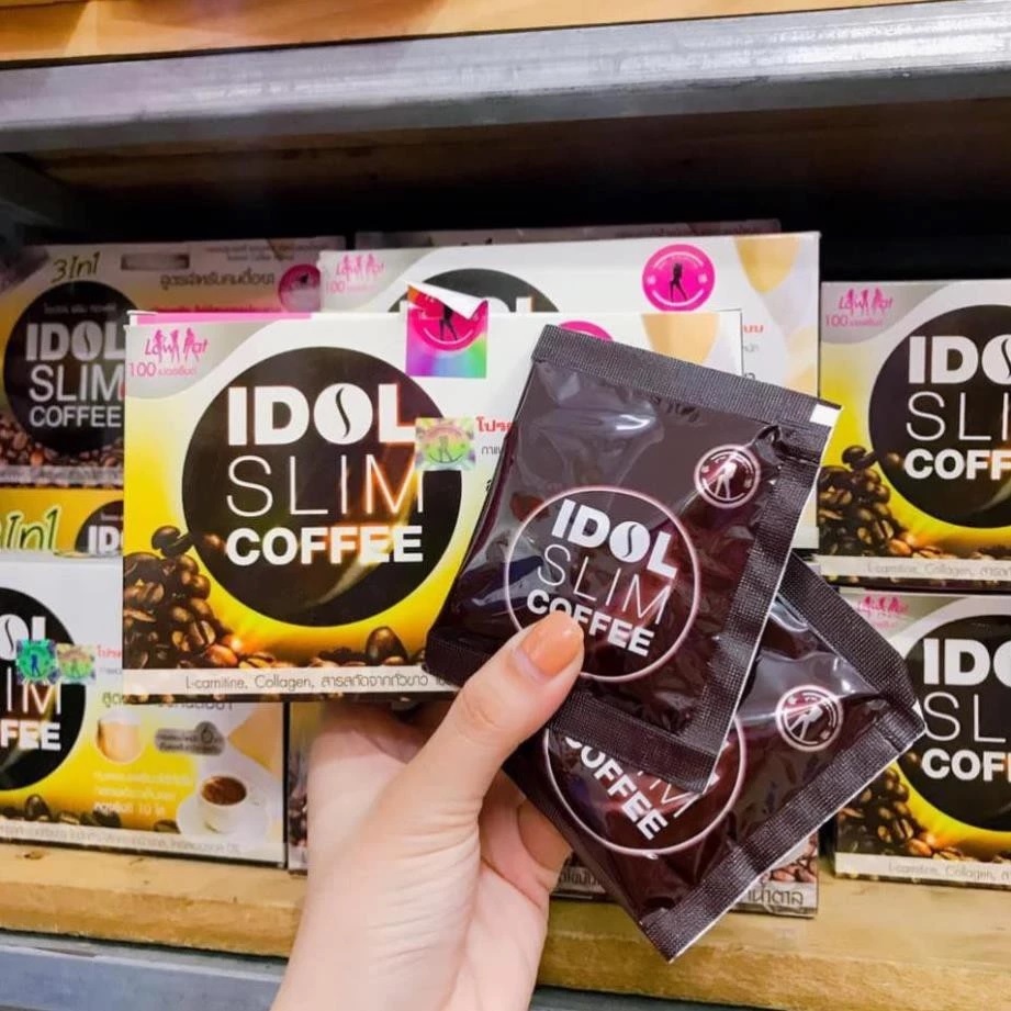 Cà Phê Giảm Cân Idol Slim Coffee 3 In 1 Thái Lan (hộp 10 gói * 15gr ...