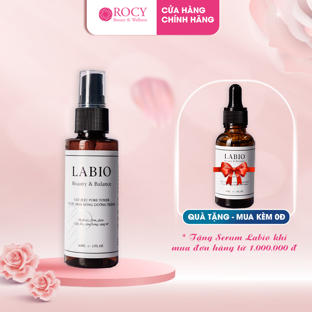 Toner LABIO Tinh Chất Hoa Hồng Địa Trung Hải Dưỡng Trắng Se Khít Lỗ ...