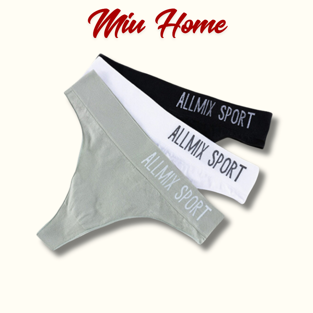 Set 10 quần lót nữ (có set 5) MIUHOME thể thao cạp lớn Allmix Sport ...