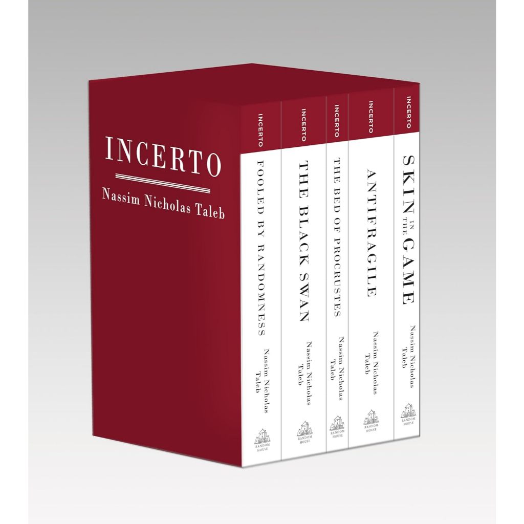 Sách - Box set | Incerto: Fooled by Randomness, The Black Swan, The Bed ...