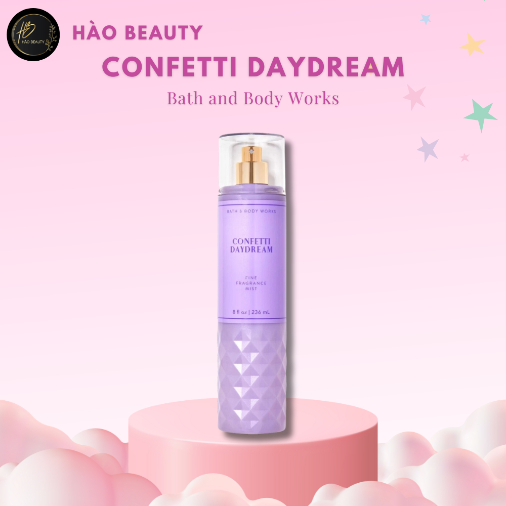 [THANH LÝ] Body Mist Bath And Body Works Confetti Daydream - Xịt Thơm Toàn Thân 236ml | Shopee ...