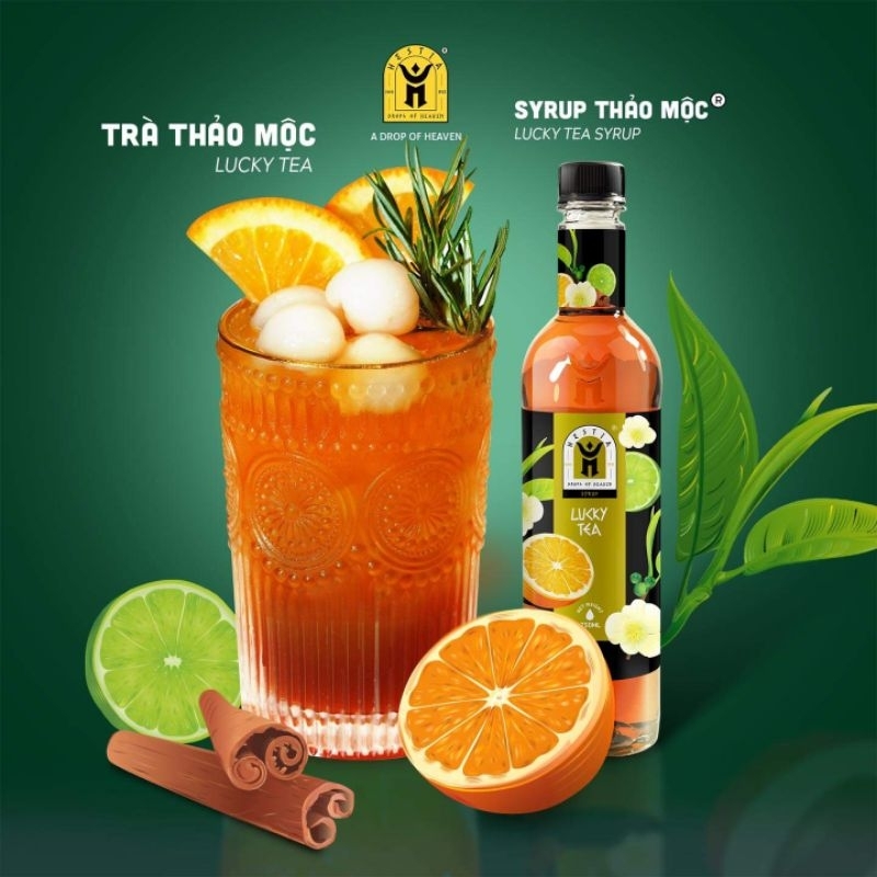 Siro/ Syrup Hestia Thảo Mộc (lucky tea) 750ml | Shopee Việt Nam