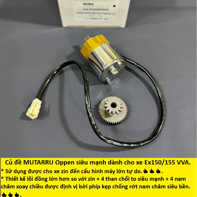 Củ đề MUTARU siêu mạnh dành cho xe Ex150/155 VVA | Shopee Việt Nam