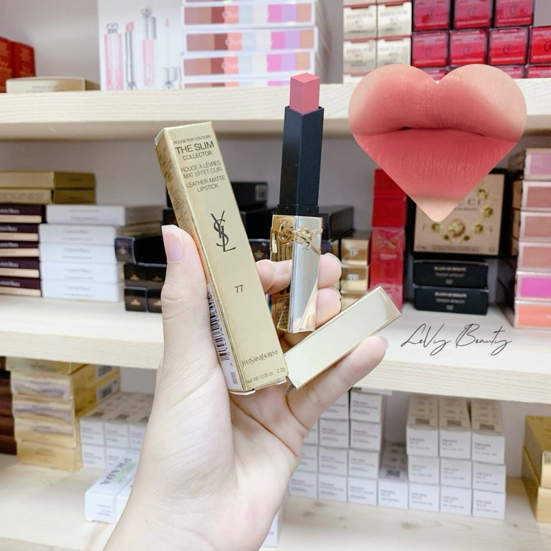 [CHÍNH HÃNG] Son thỏi lì YSL 77 The SLIM COLLECTOR QIXI phiên bản giới hạn (new 2024) | Shopee ...