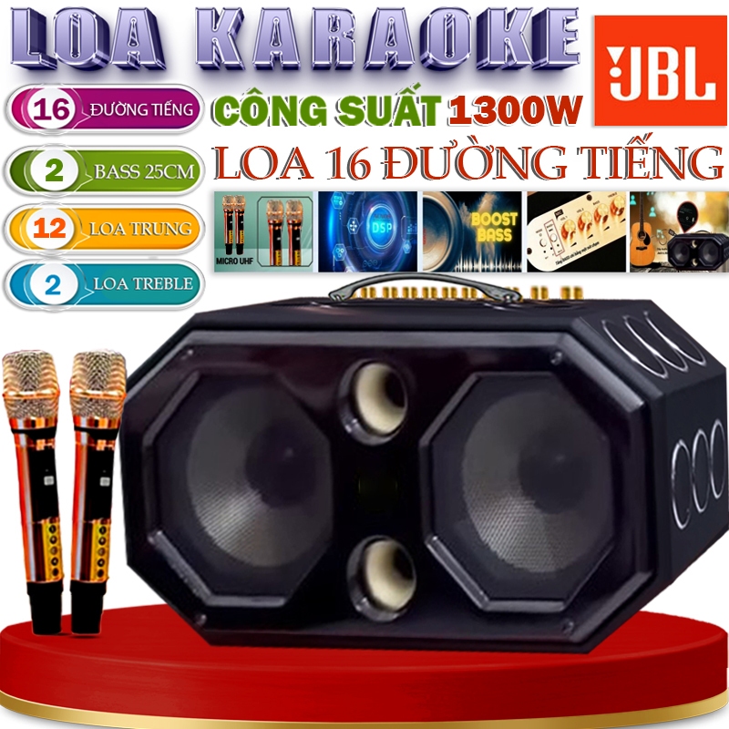 Loa Xách Tay Karaoke C9 Pro,16 Đường tiếng, 2 Loa Bass ,12 Loa trung,2 Loa Treble, Bluetooth 5.0 ...
