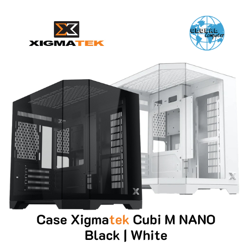 Vỏ case bể cá Xigmatek Cubi M NANO (M-ATX), Black | White | Shopee Việt Nam