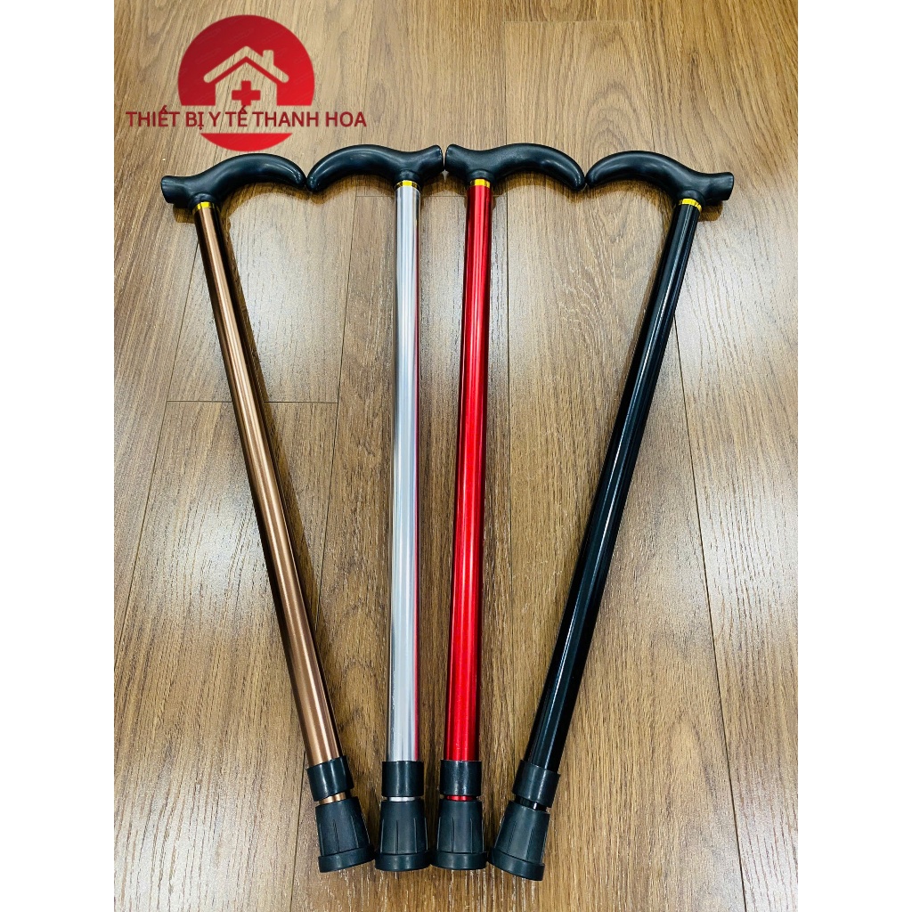 Gậy chống 1 chân người già, tai biến - Gậy batoong hợp kim nhôm chắc ...