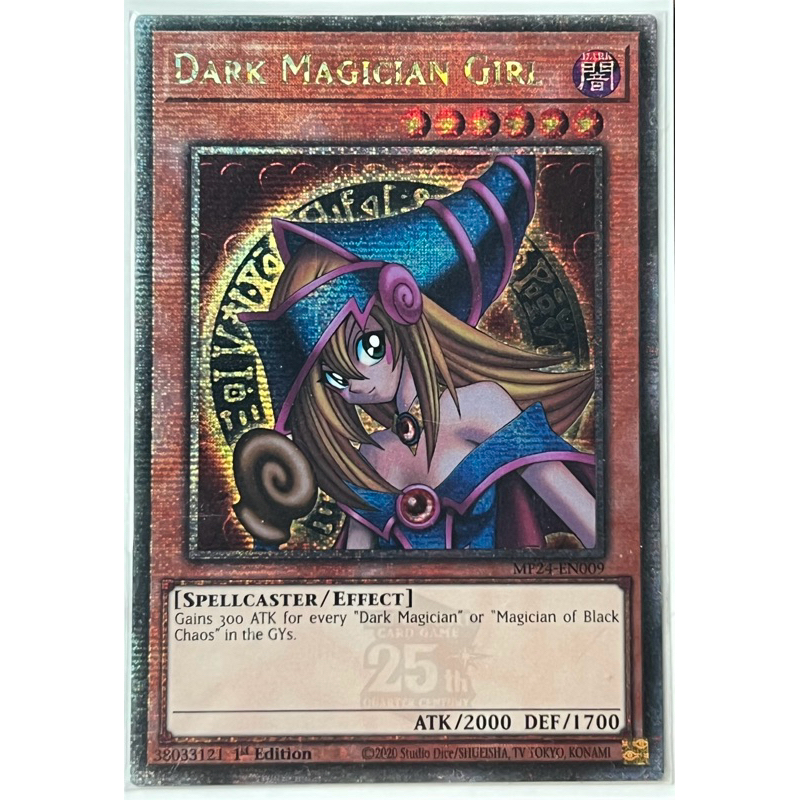 Dark Magician Girl - MP24-EN009 - Quarter Century Rare 1st Edition | Shopee Việt Nam