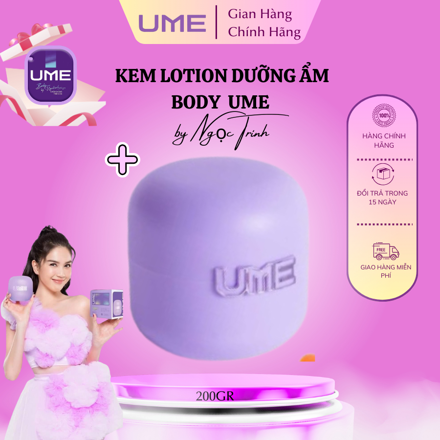 Kem Dưỡng Ẩm Lotion Body UME Tăng Độ Đàn Hồi, Cân Bằng Độ Ẩm Cho Da ...