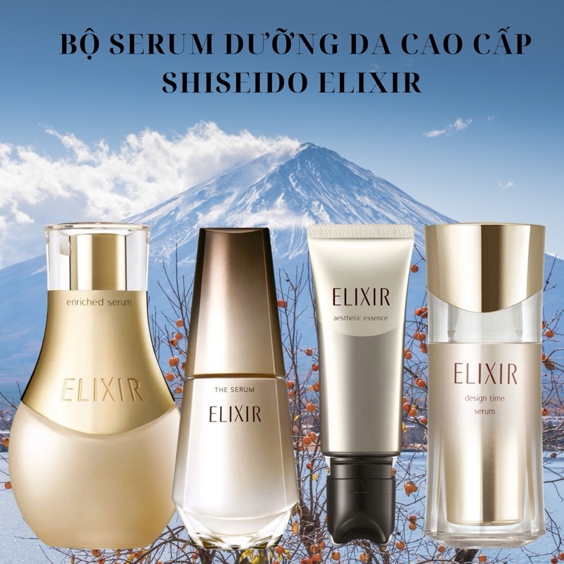 Tinh chất chống lão hóa Shiseido Elixir Design time Serum 40ml | Shopee Việt Nam