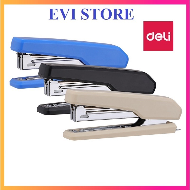 Dập ghim số 10 Deli 0229 I Bộ 3 bấm kim 15 tờ / lần dùng kim bấm số 10 ...