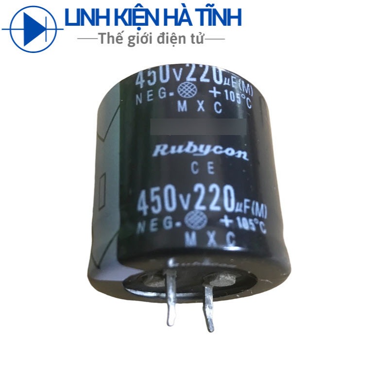 Tụ hóa 450V 220uf tụ nguồn 220uf 450V kích thước 30x30mm | Shopee Việt Nam