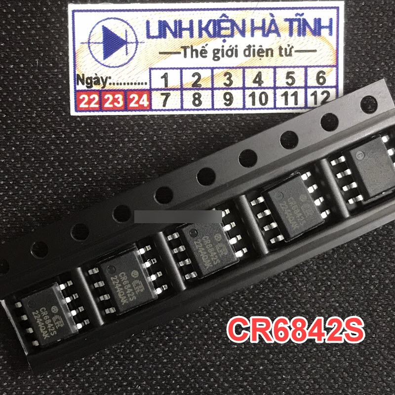 Túi 5 con IC nguồn CR6842S CR6842 SOP-8 mới | Shopee Việt Nam