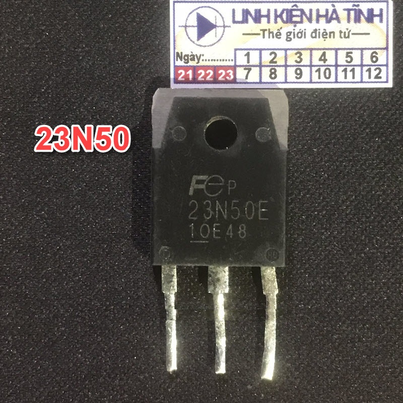 Linh kiện Mosfet 23N50E 23N50 500V 23A tháo máy lưng đồng cho máy hàn ...