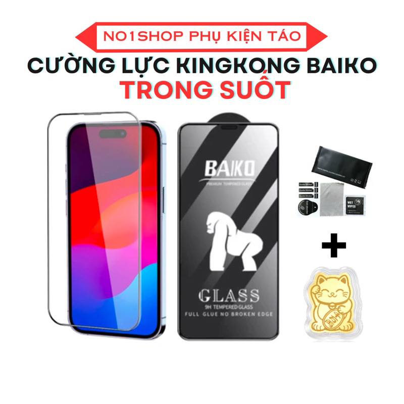 [Trong Suốt ]Kính Cường Lực BaiKo FULL Màn Hình Trong Suốt Cao Cấp ...