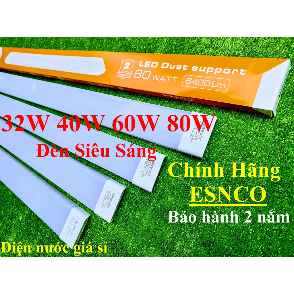 Đèn led bán nguyệt 0.6m - 1m2 32W 40W 60W 80W 100W ESNCO siêu sáng trắng 7000K (đặt mua từ 2 sản ...