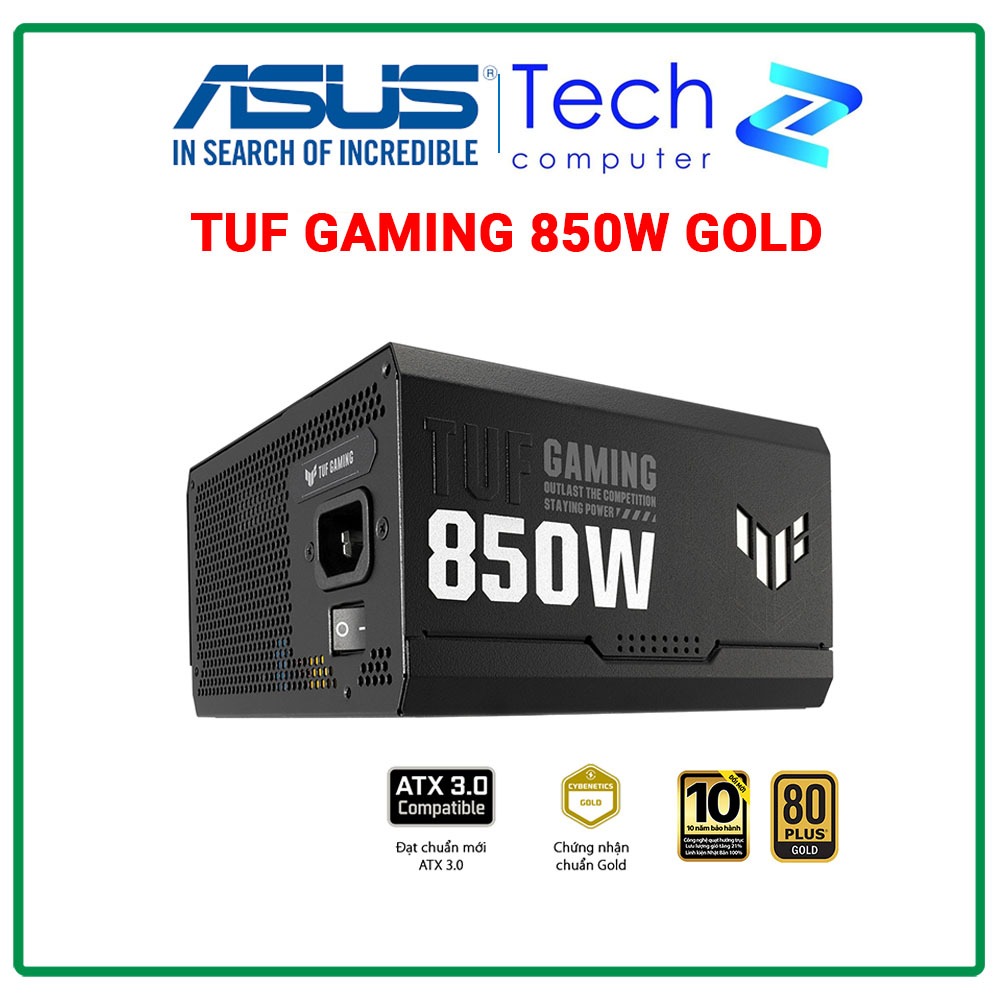 Nguồn Máy Tính Asus TUF Gaming 850W Gold ( ATX 3.0 - Pcie 5.0 - Full ...