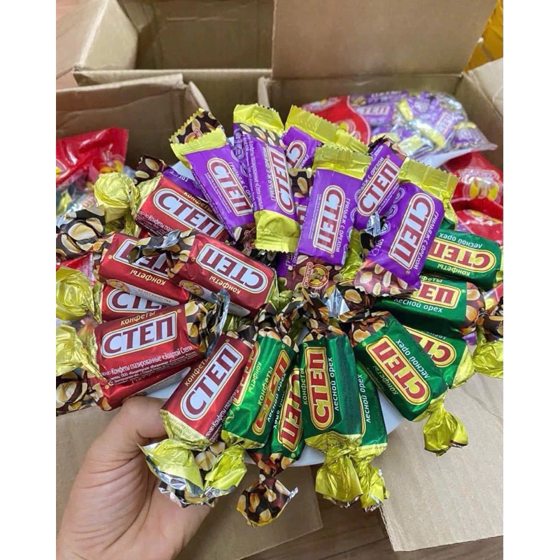 KẸO SOCOLA CTEN NGA/ STEP NGA GÓI 500G | Shopee Việt Nam