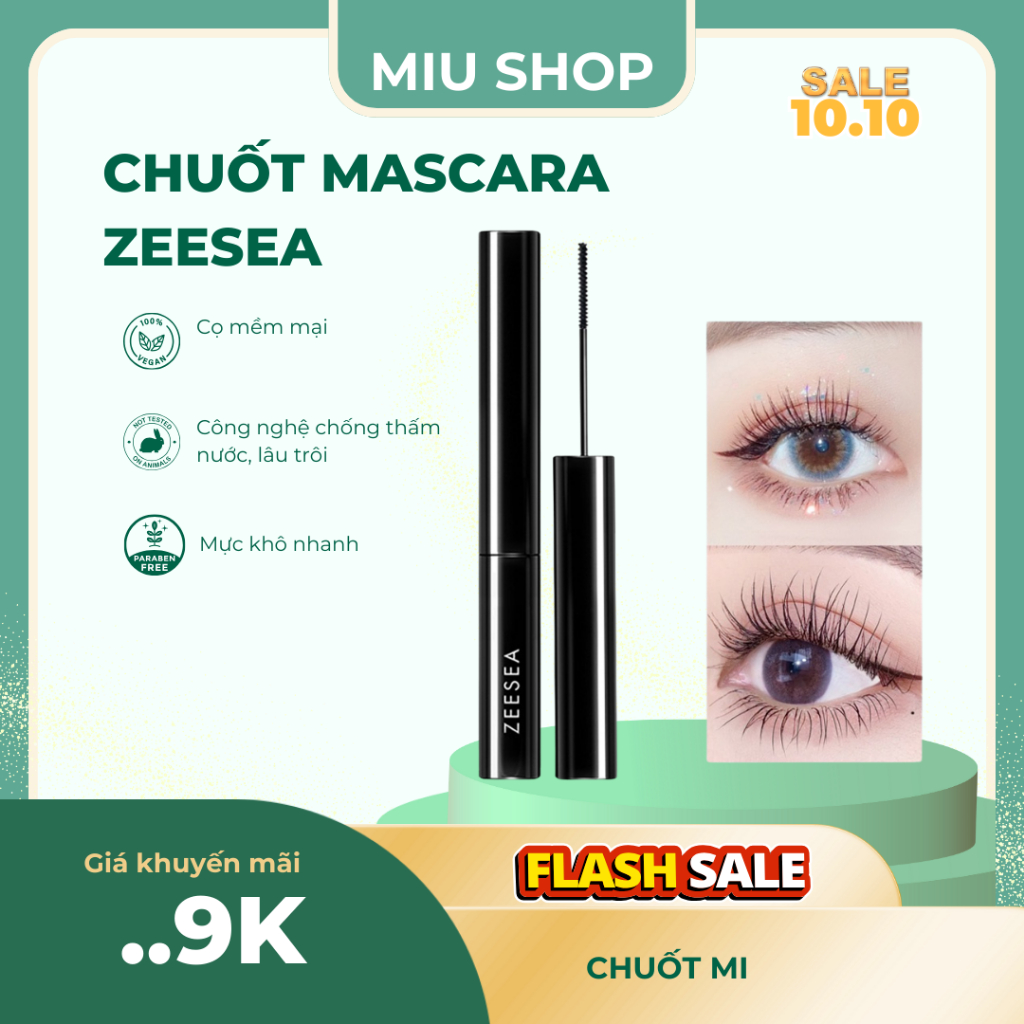 Chuốt mascara ZEESEA làm cong và dài mi, chuốt mi chống thấm nước và lâu trôi | Shopee Việt Nam