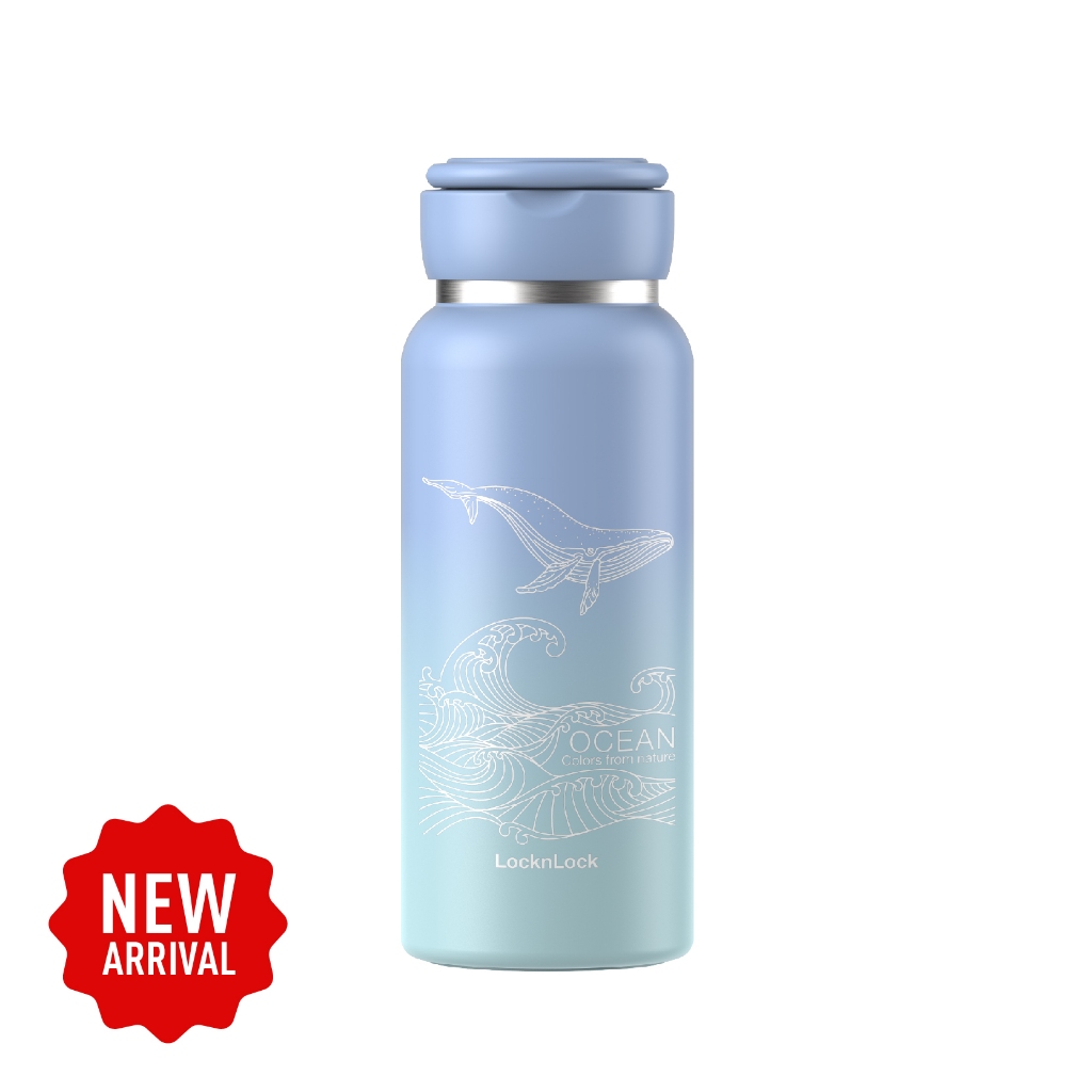 Bình giữ nhiệt LocknLock Sling Ring Tumbler Ocean 650ml LHC4321, Hàng ...