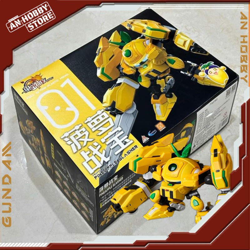 [HÀNG SẴN] Model kit Robot trái cây Thơm Giác Đấu (tặng kèm Thơm lùn ...