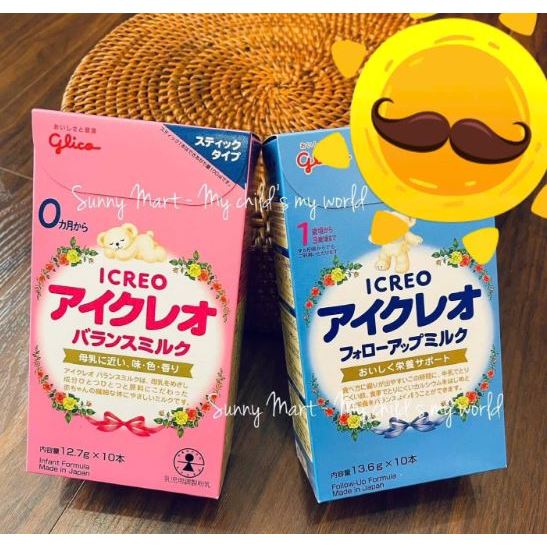 Sữa Glico 0-1y,1-3y dạng thanh cho bé | Shopee Việt Nam