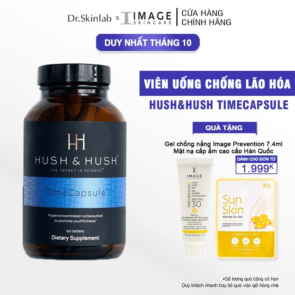Viên uống chống lão hóa Hush and Hush Skincare Time Capsule | Shopee ...