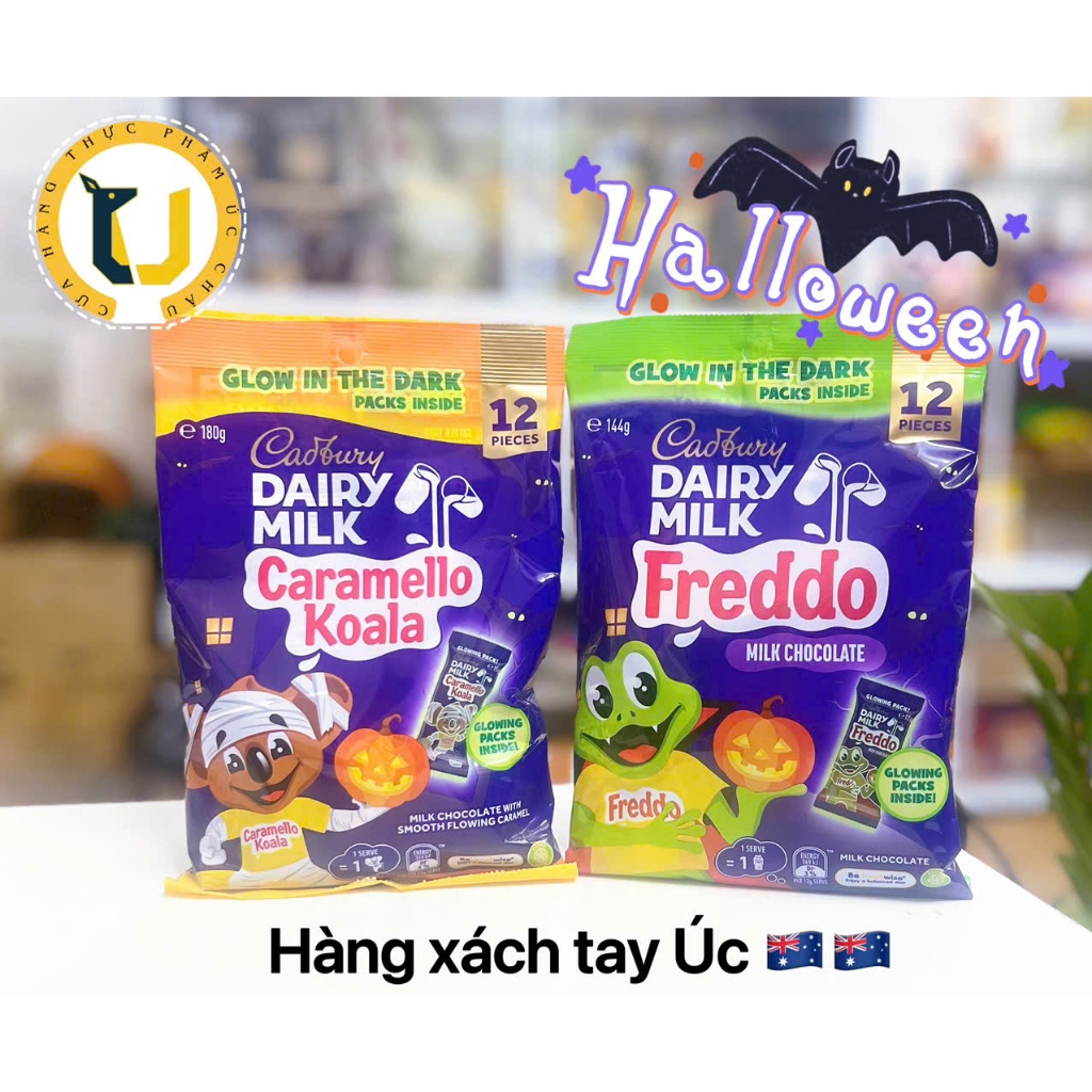 (HÀNG ÚC) Kẹo socola sữa hình gấu Koala & chú ếch CADBURY Dairy Milk ...