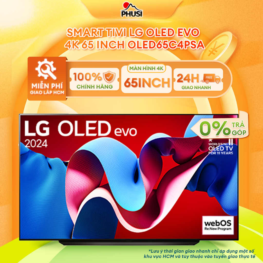 65C4PSA - Smart Tivi LG OLED Evo 4K 65 Inch OLED65C4PSA - [MIỄN PHÍ ...