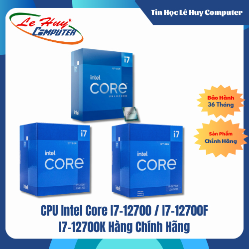 CPU Intel Core I7-12700 / I7-12700F/ I7-12700K Hàng Chính Hãng | Shopee Việt Nam