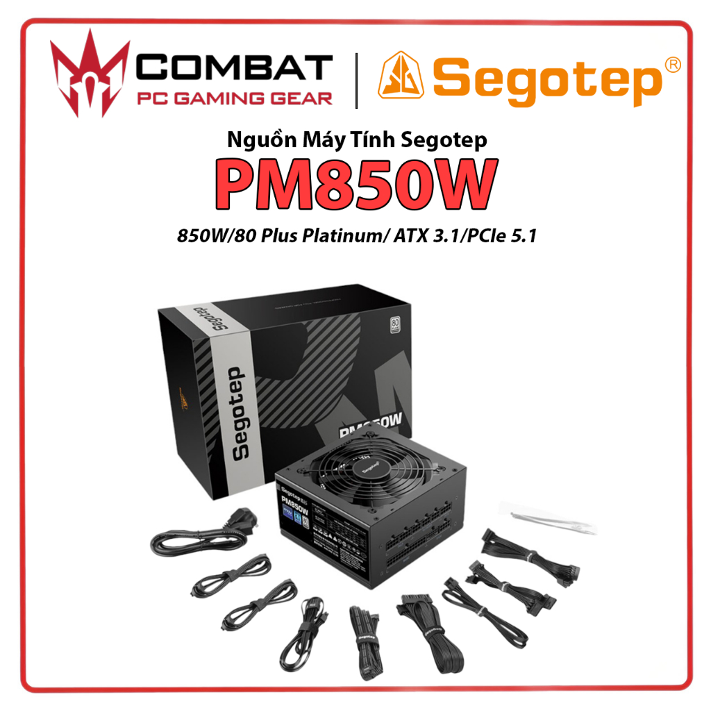 Nguồn Máy Tính Segotep PM850W 850W 80 Plus Platinum & AN650W White 80 Plus (SG-750AE) Hàng Chính ...
