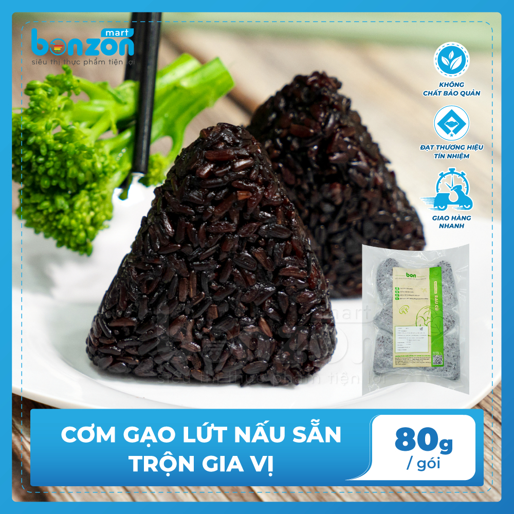 Cơm nắm gạo lứt 80g - Bonzon (480g) | Shopee Việt Nam