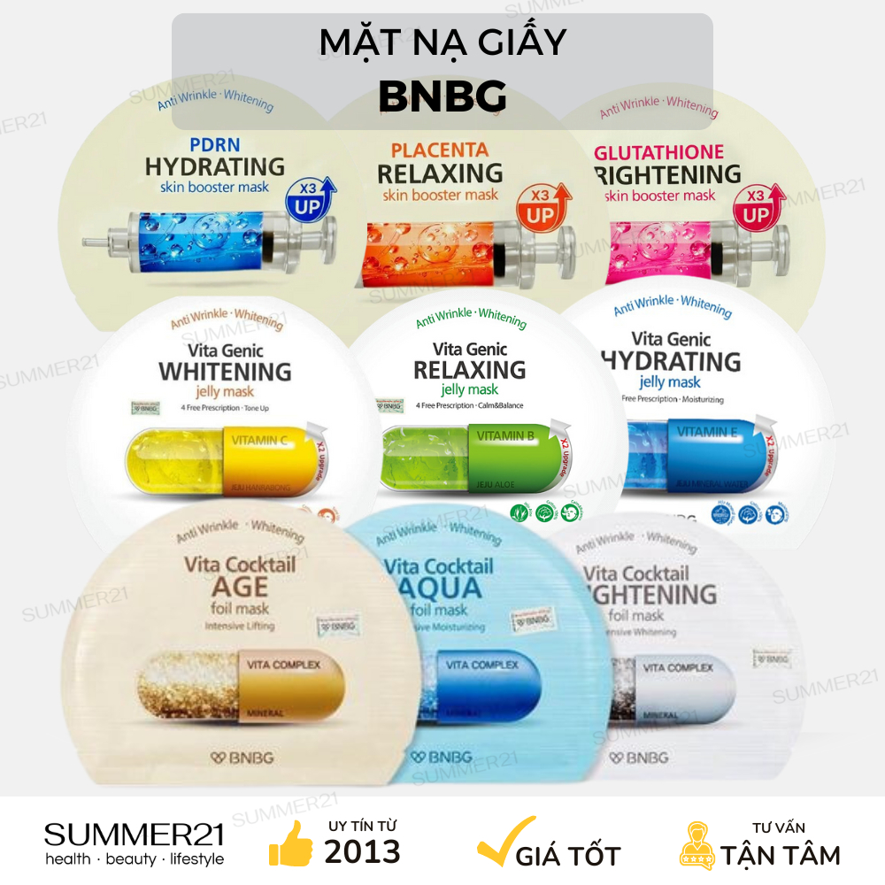 [HÀNG CÔNG TY TEM PHỤ] Mặt nạ giấy BNBG miếng lẻ | Shopee Việt Nam