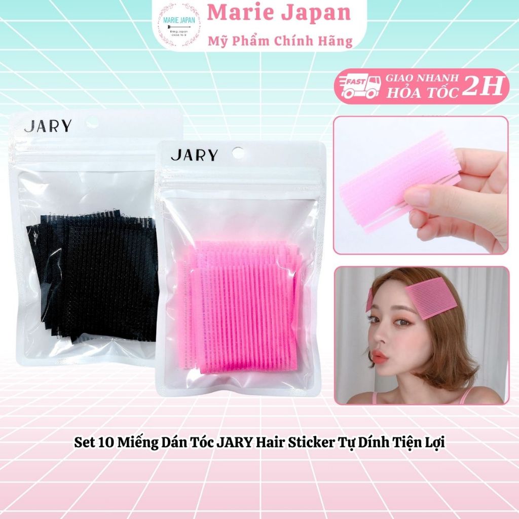 Set 10 Miếng Dán Tóc JARY Hair Sticker Tự Dính Tiện Lợi | Shopee Việt Nam