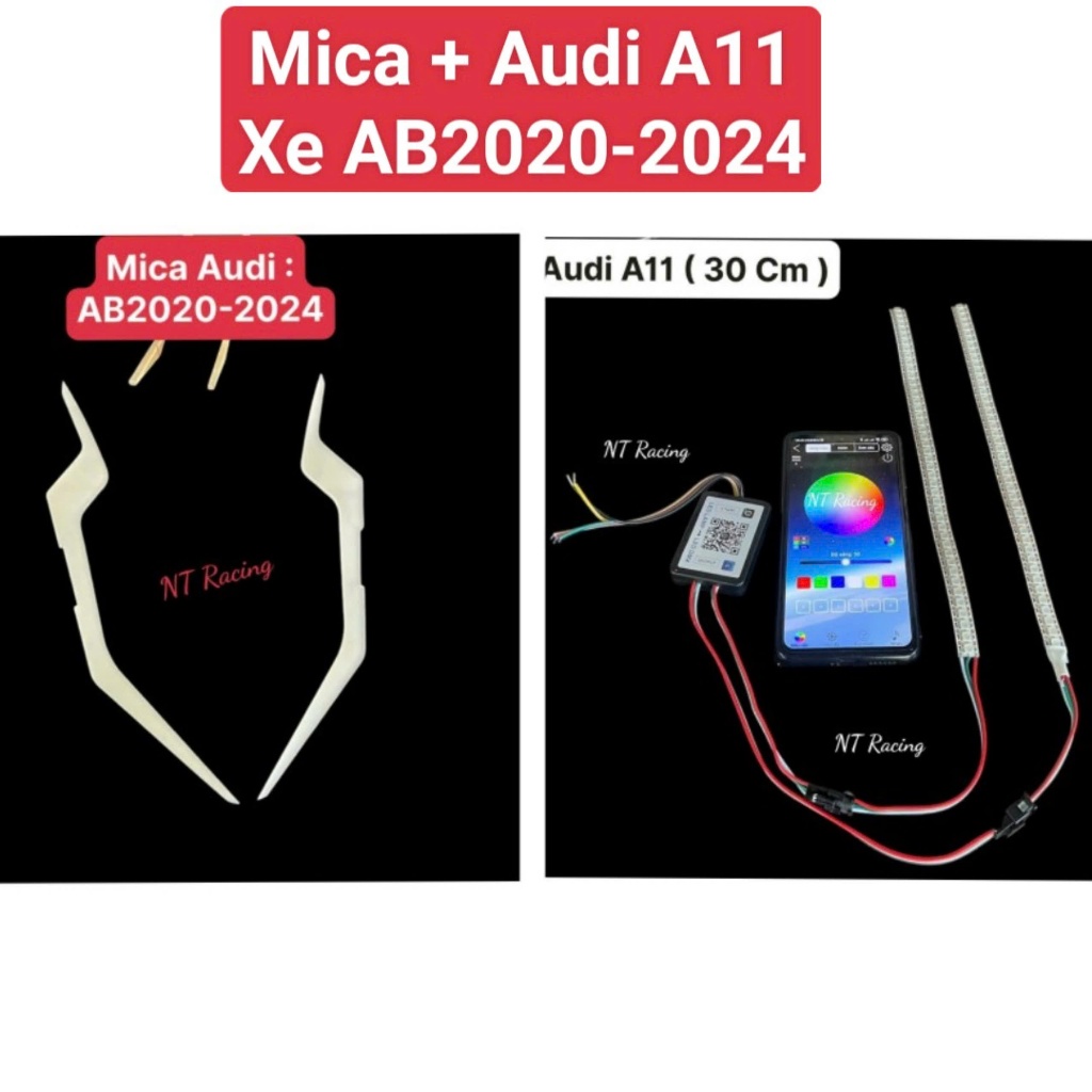 Phôi Mica Demi Airblade 2020 , 2024 Lắp led audi a7 , a11,... Không Lộ ...