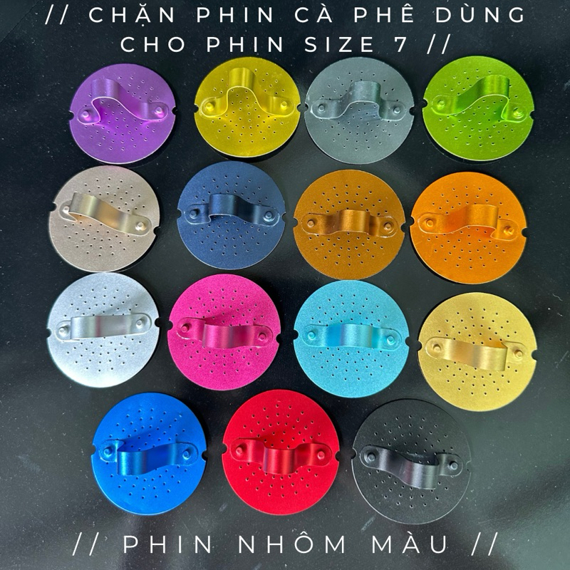 Chặn Phin Cà Phê Mạ Anode Màu Cao Cấp Dùng Cho Phin Nhôm Size 7 - Phin ...