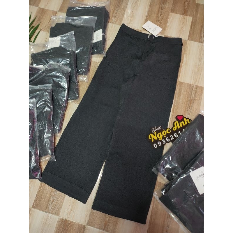 Quần dài ống suông chất vải ruby | Shopee Việt Nam