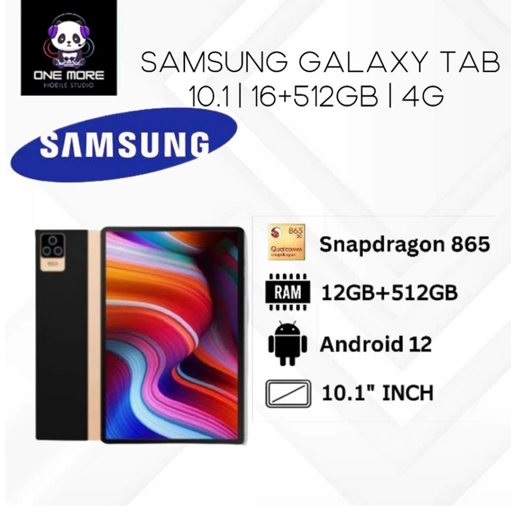Máy tính bảng Samsung Galaxy Tab 10.1 | 12+512GB | 4G | Android 8.1 Mediatek MT6735 | 10000mAh ...
