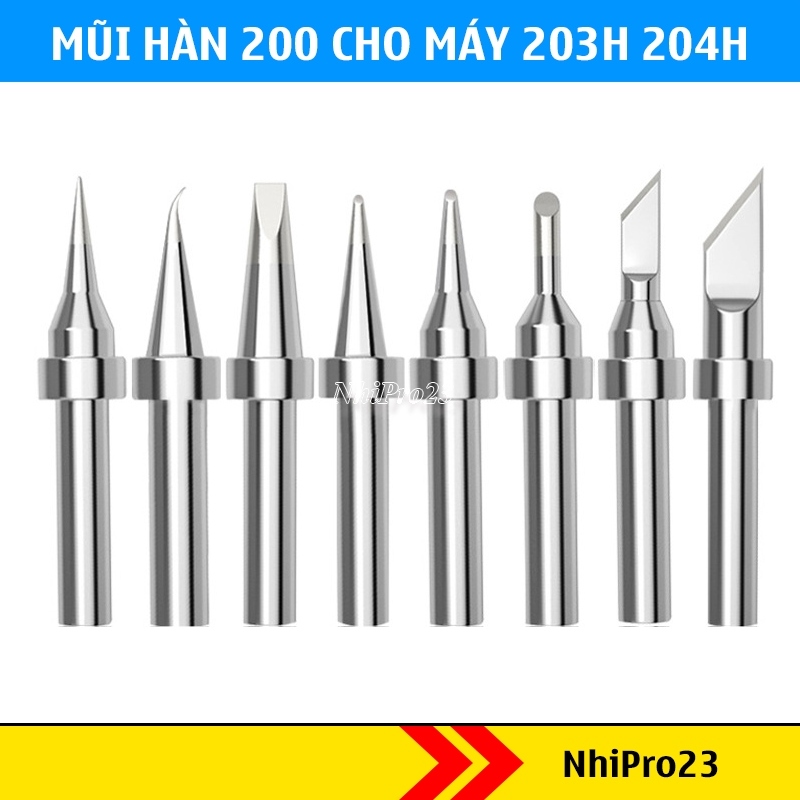 Đầu Mũi hàn 200 dùng cho máy hàn Quick 203H, 204H 205H hunter các loại ...