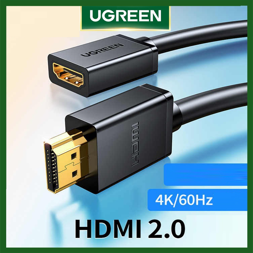 Cáp Nối Dài HDMI 2.0 Ugreen Hd107 Phân Giải 4k Dài 0.5M - 3M chính hãng | Shopee Việt Nam