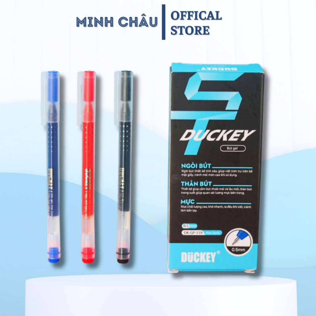Bút gel mực liền thân Duckey 119 0,5mm DK-GP119 | Shopee Việt Nam
