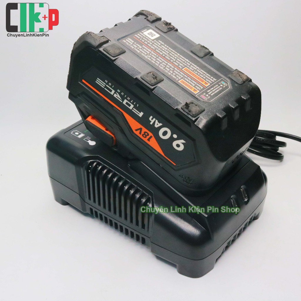 Sạc pin AEG RidGid 14.4V - 18V sạc được cả pin zin hãng và pin đóng mới ...
