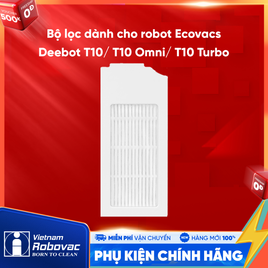 Bộ lọc dành cho robot Ecovacs Deebot T10//T10 OMNI/ T10 TURBO - Hàng chính hãng | Shopee Việt Nam