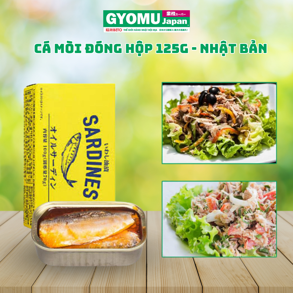 Cá Mòi Đóng Hộp 125g - Nhật Bản - Gyomu Japan | Shopee Việt Nam