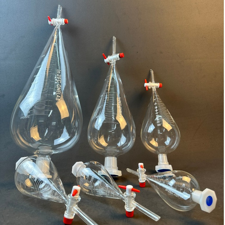 Bình lắng gạn chia vạch khóa nhựa PTFE kích thước 60ml - 500ml- YTHN | Shopee Việt Nam