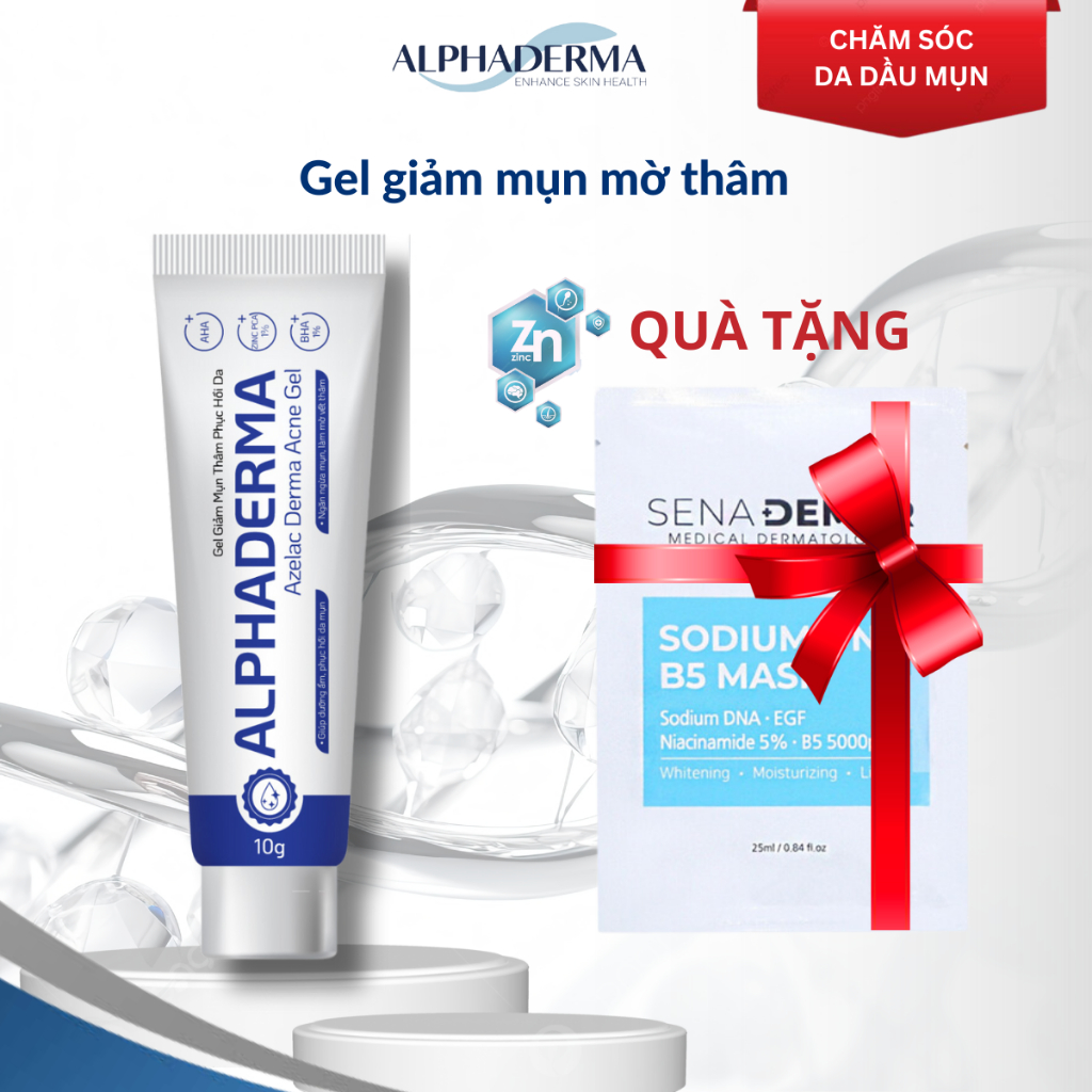 Kem Giảm Mụn Và Thâm Thế Hệ Mới Giúp Phục Hồi Da Alphaderma Azelac ...