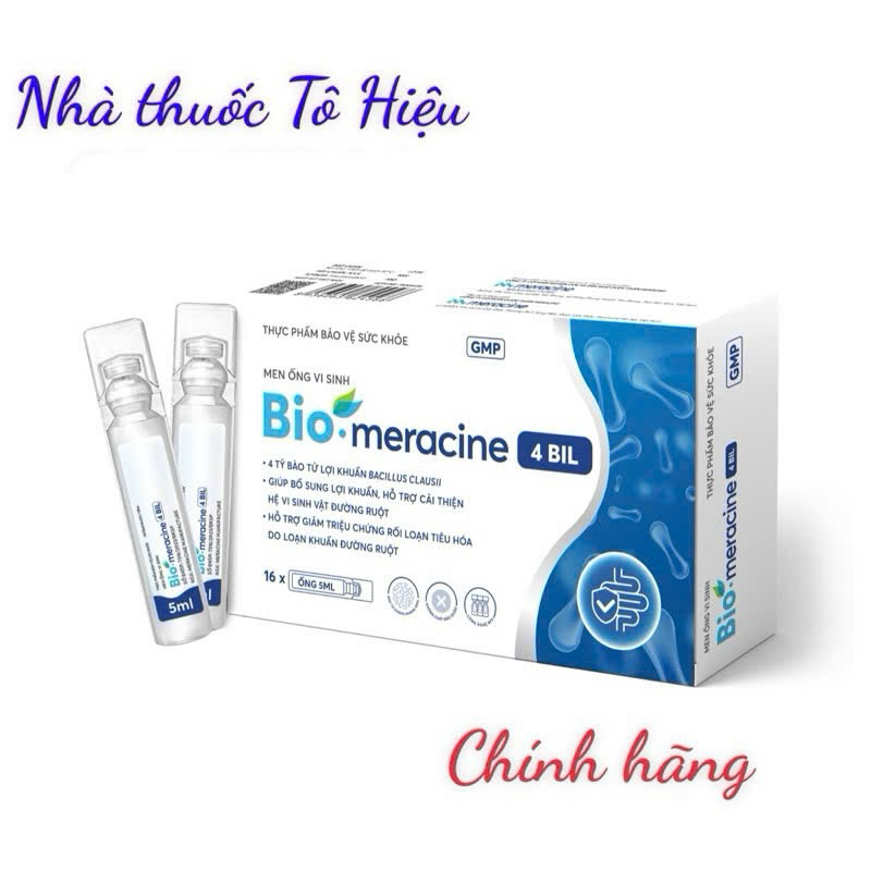Bio-meracine 4 Bil - Men ống vi sinh bổ sung 4 tỷ lợi khuẩn hỗ trợ cải ...