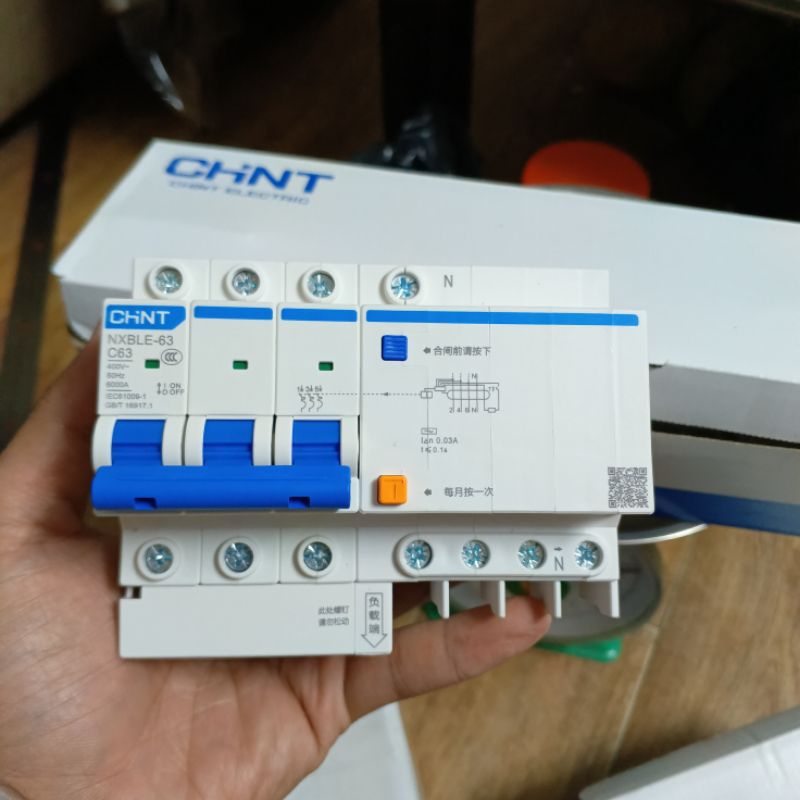 ATOMAT CHỐNG GIẬT 3 PHA 63A HÀNG CHINT | Shopee Việt Nam